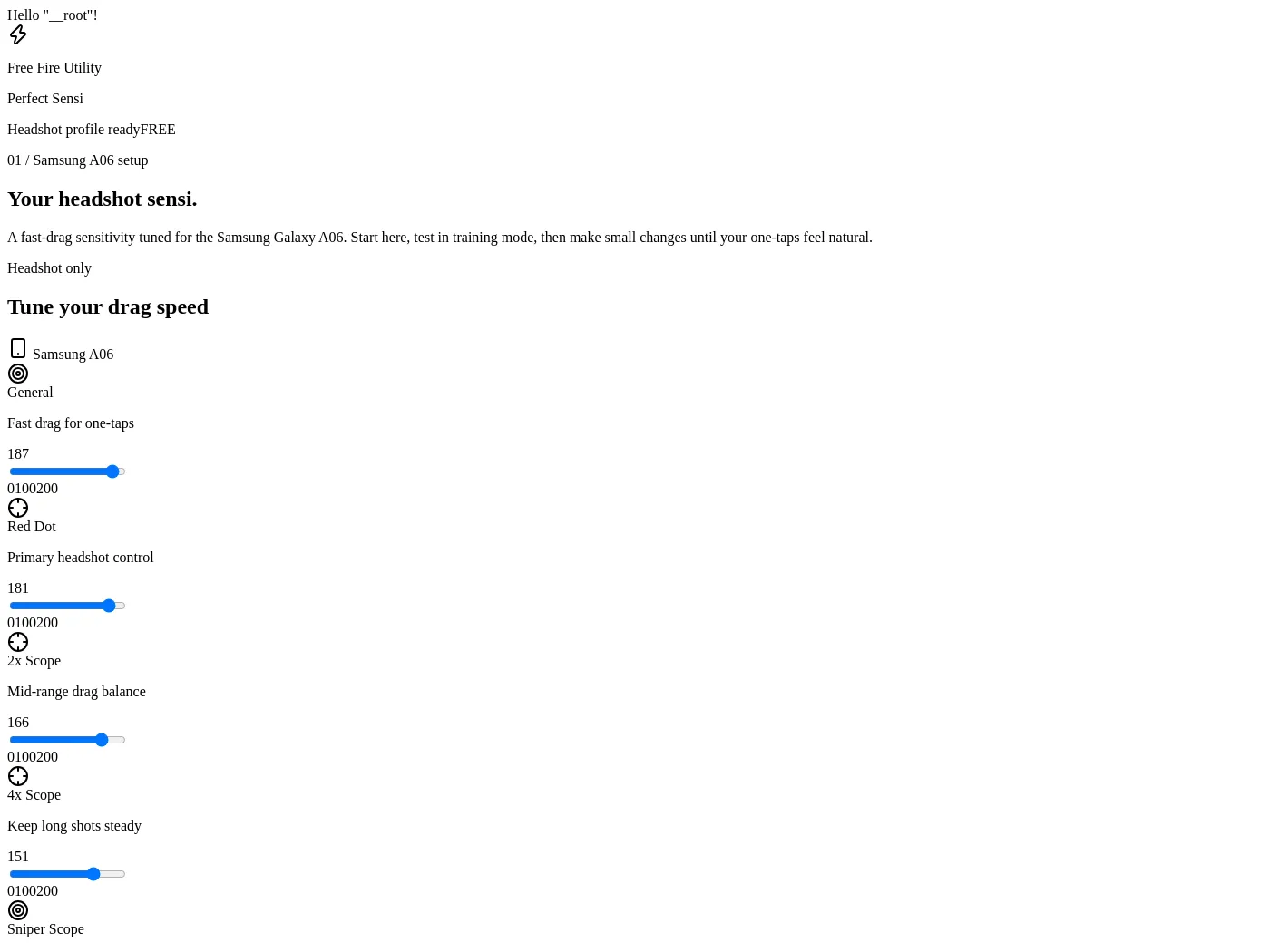 Perfect Sensi Configurator