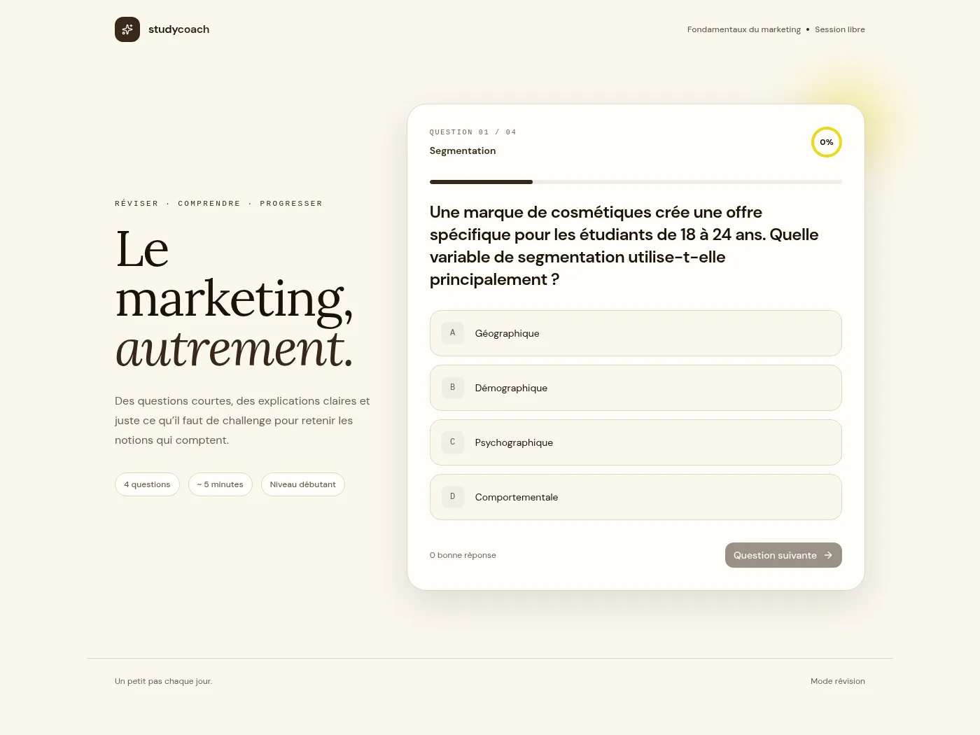 Marketing Study Coach