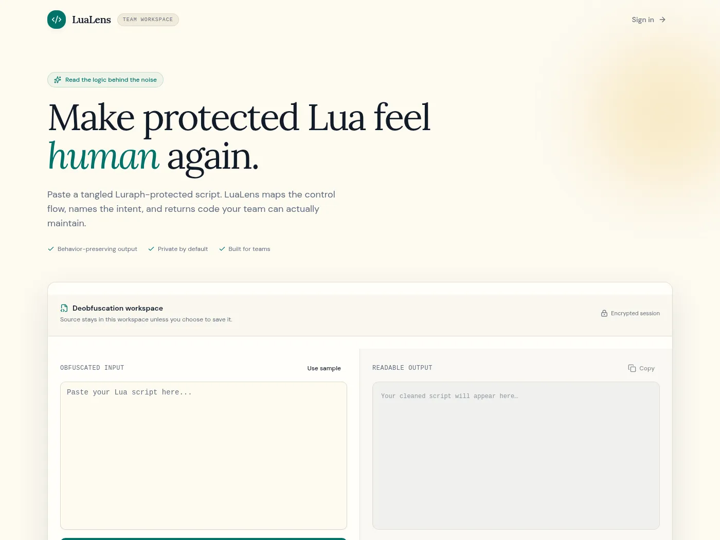 Lua Deobfuscator AI