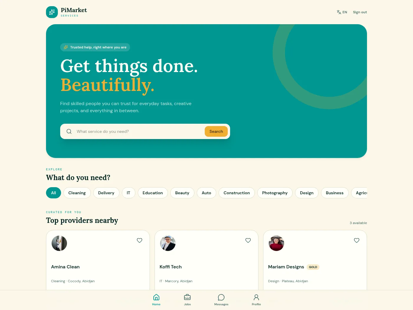 PiMarket Services