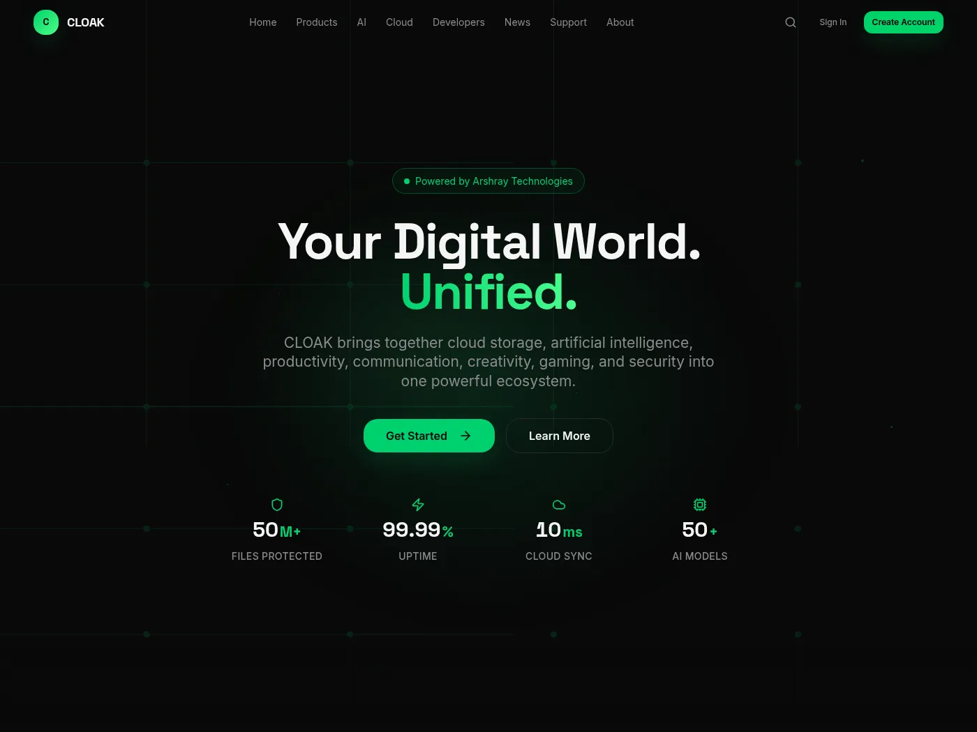 CLOAK Official Website