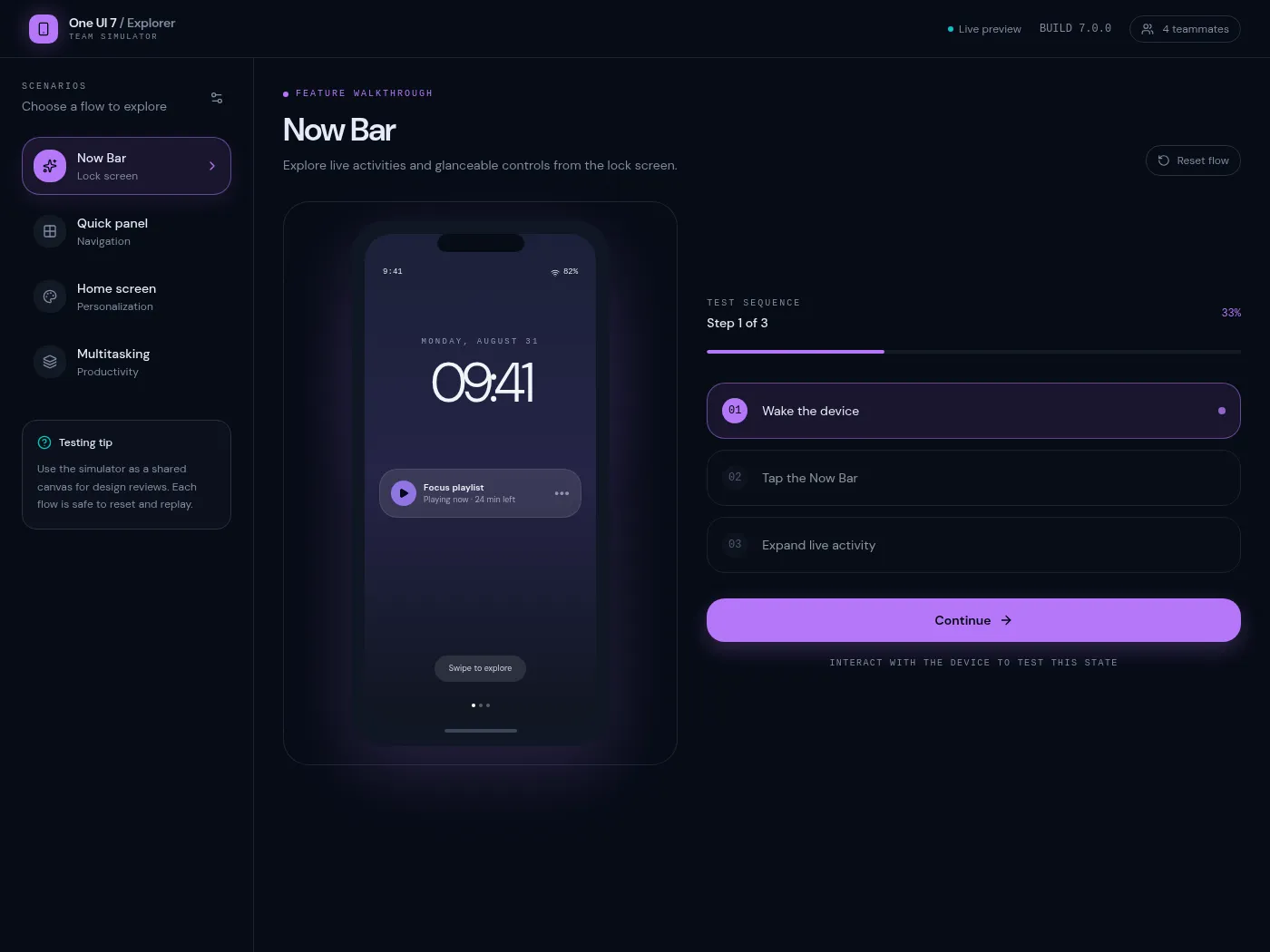 One UI 7 Explorer
