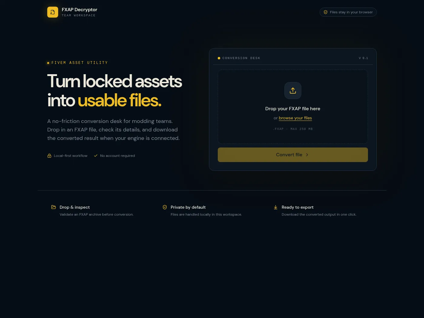 FXAP Decryptor