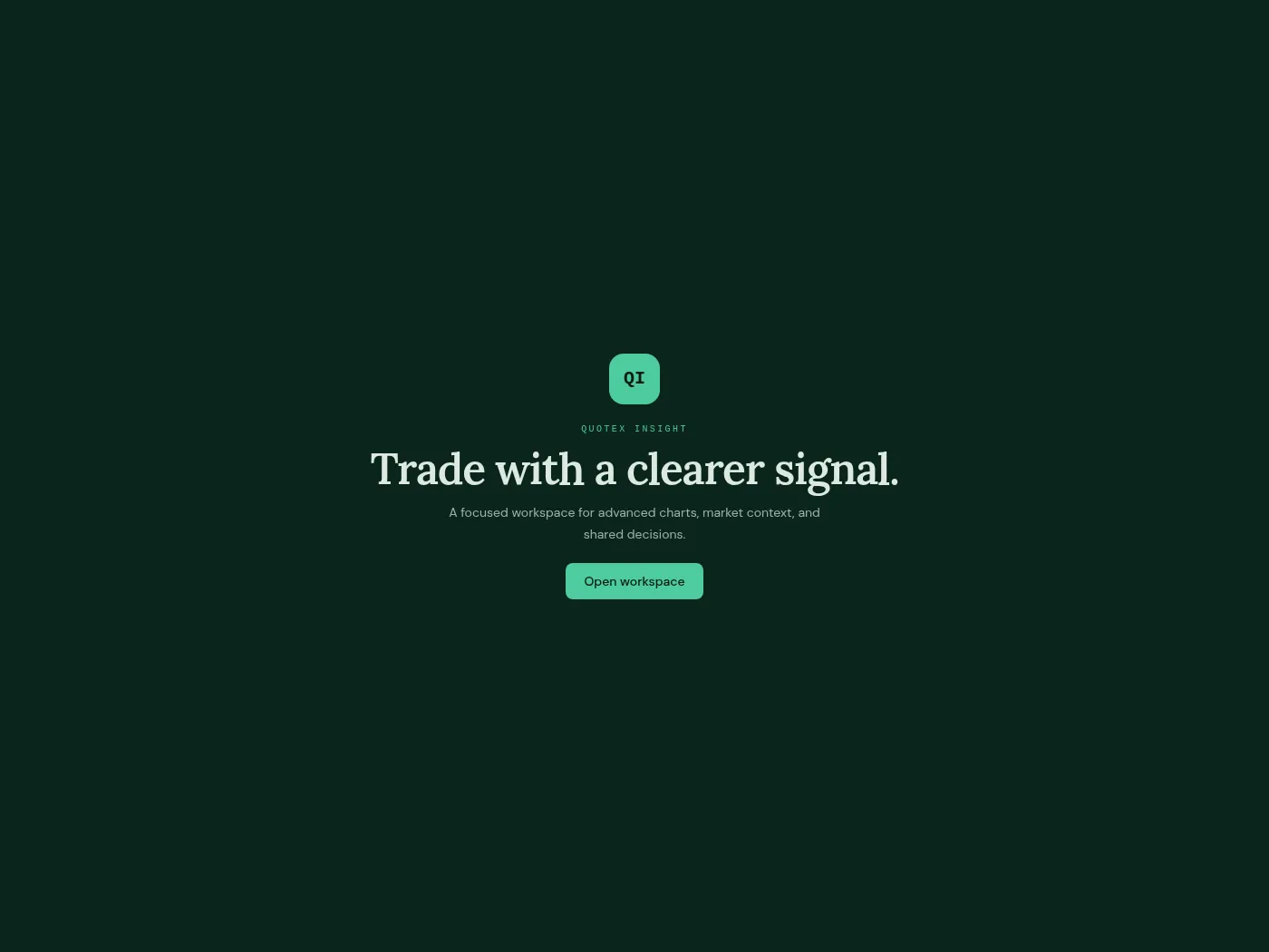 Quotex Insight Charts