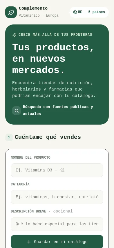 Complemento Vitamínico App