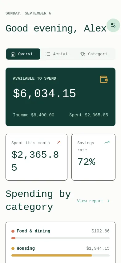 Pocket Finance Tracker