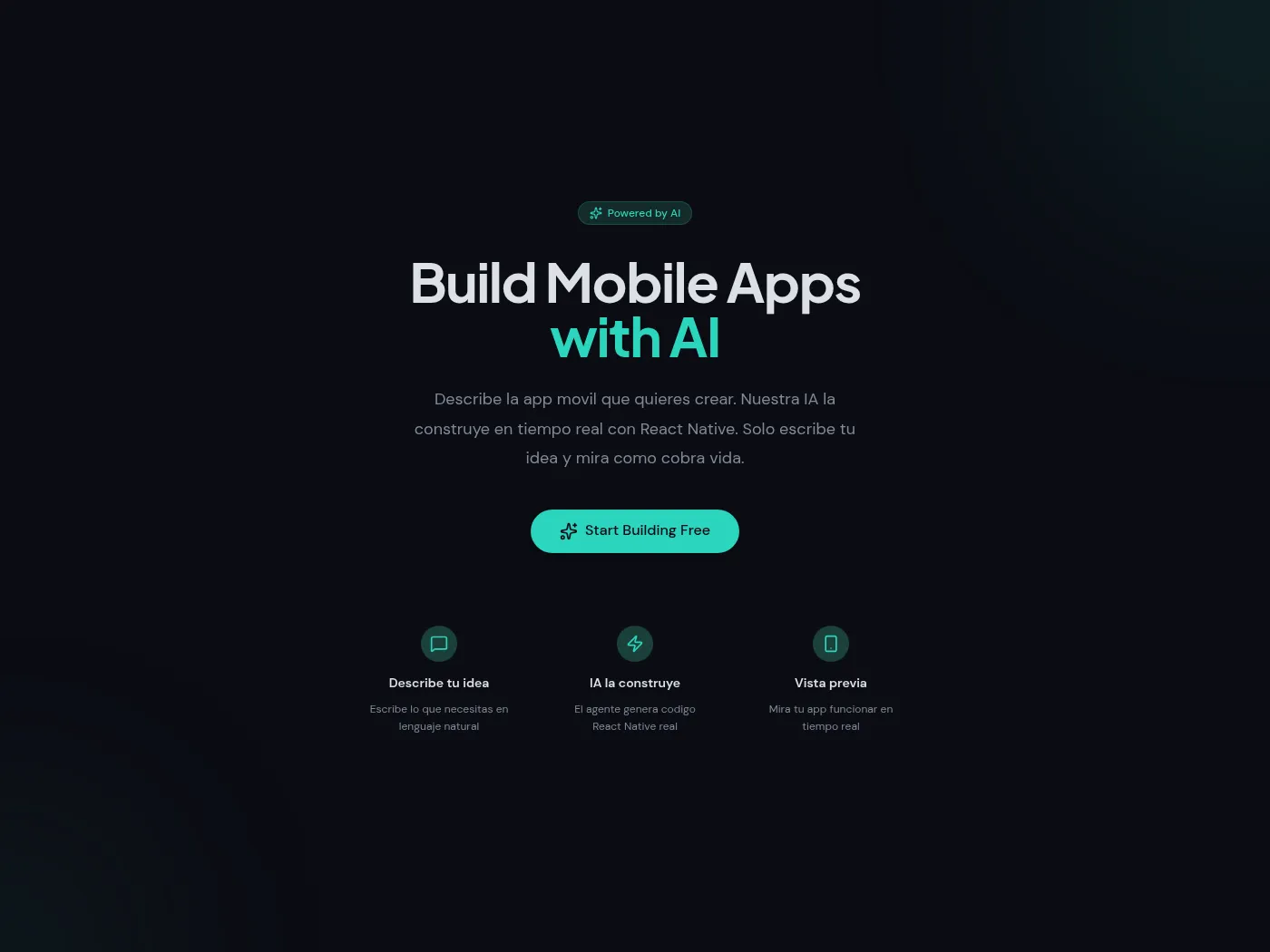 AI Mobile App Builder