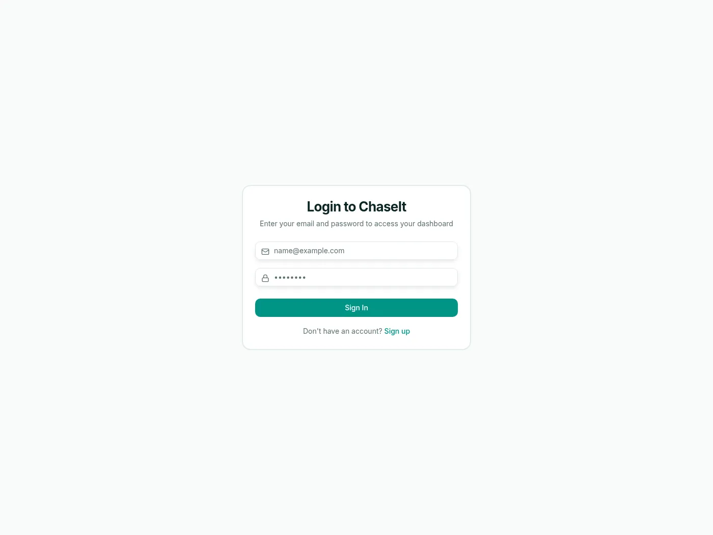 ChaseIt Invoice Assistant