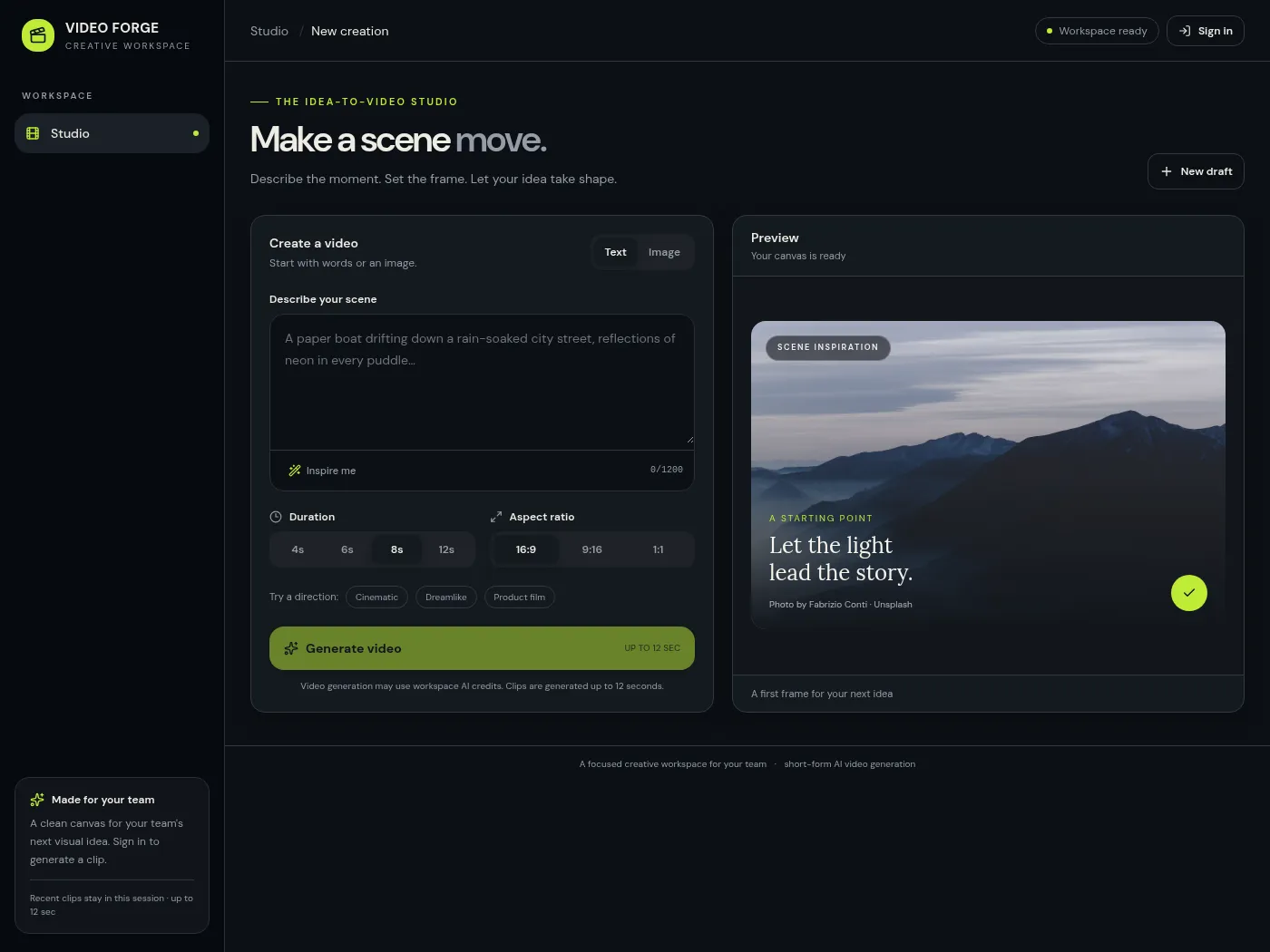 AI Video Forge