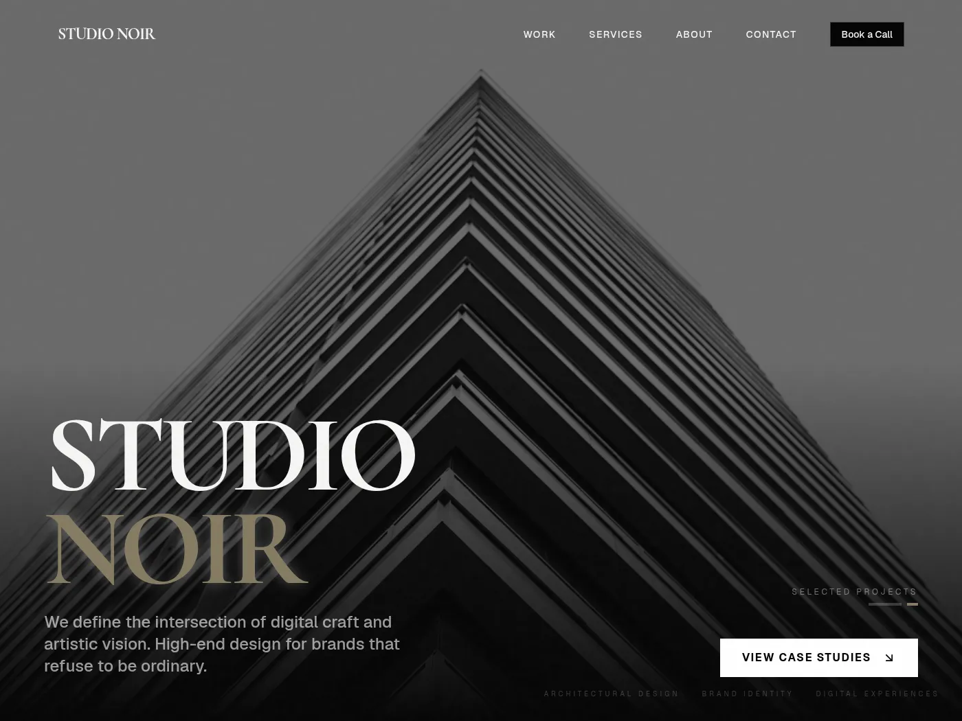 Studio Noir Landing (Remix)