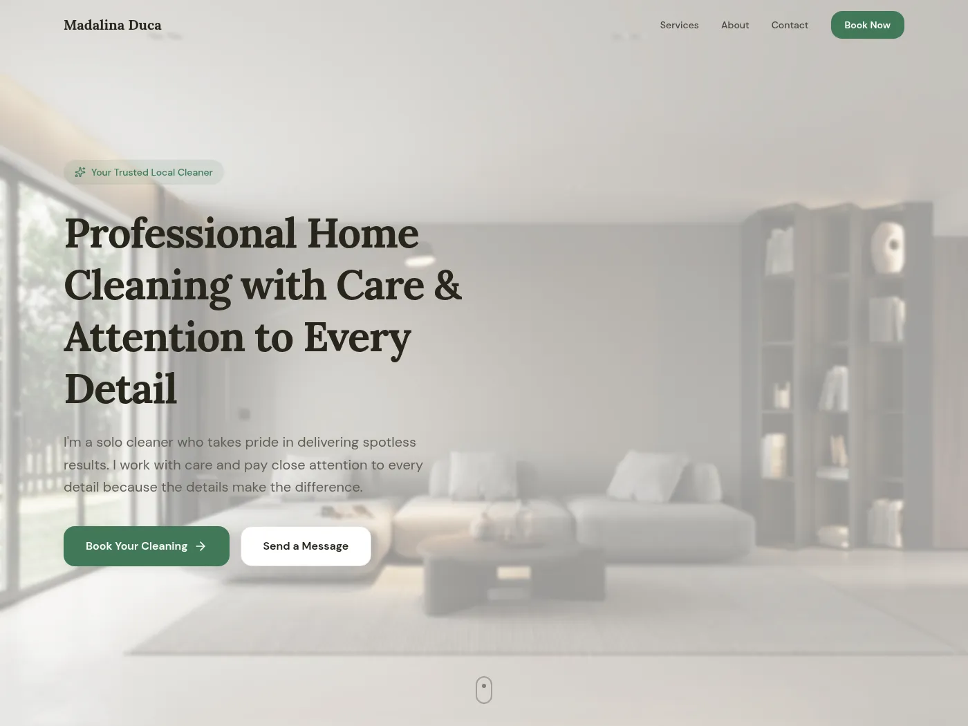 Spotless Spaces Site