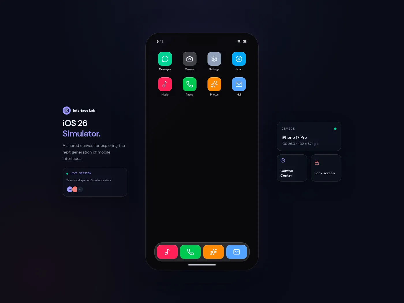 iOS 26 Web Simulator