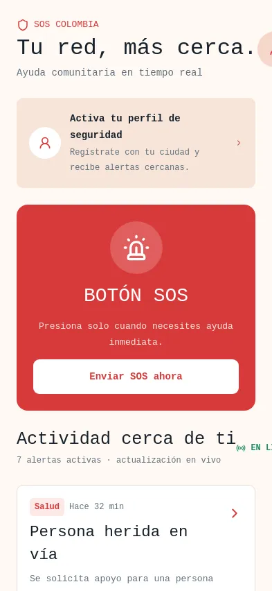SOS Colombia App