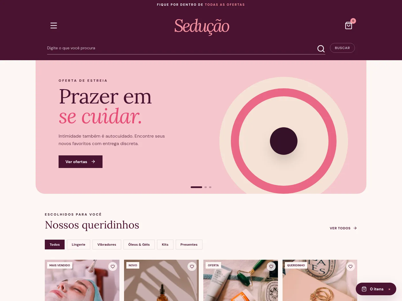Sedução Shop Online