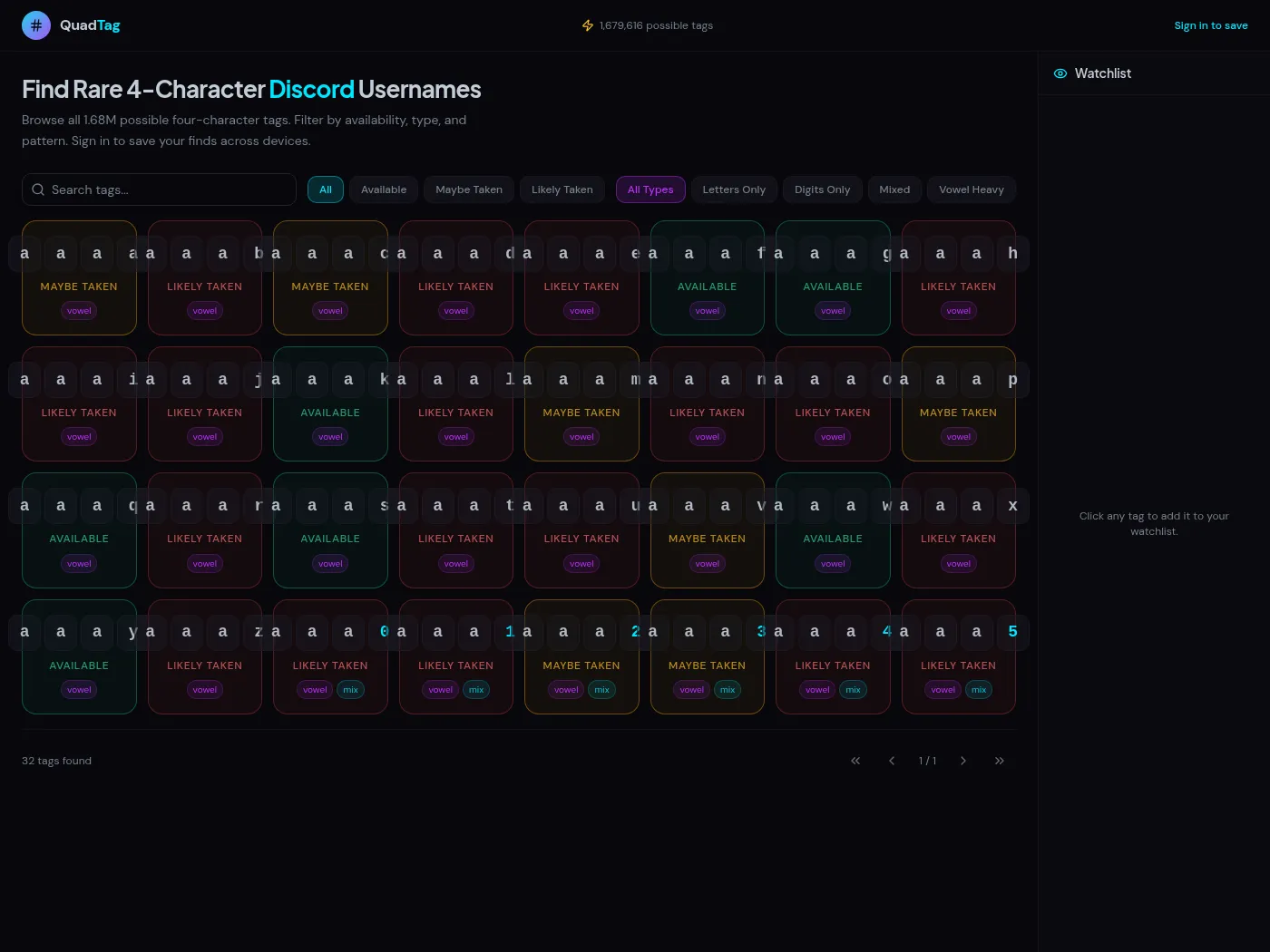 QuadTag Discord Finder