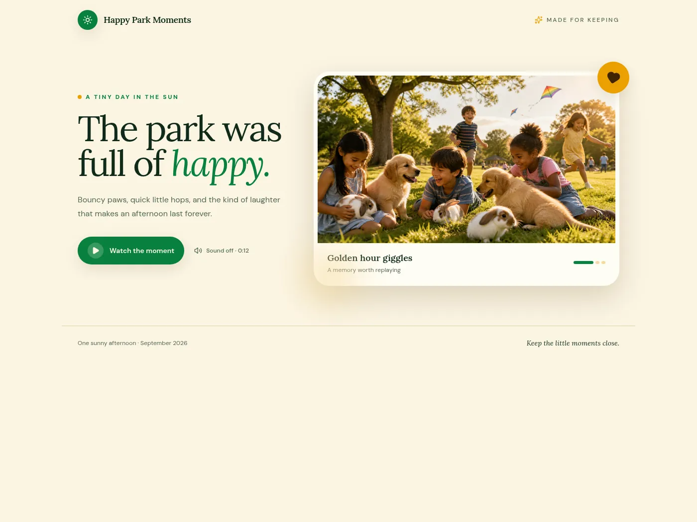 Happy Park Moments