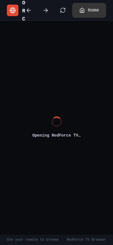 RedForce TV Browser