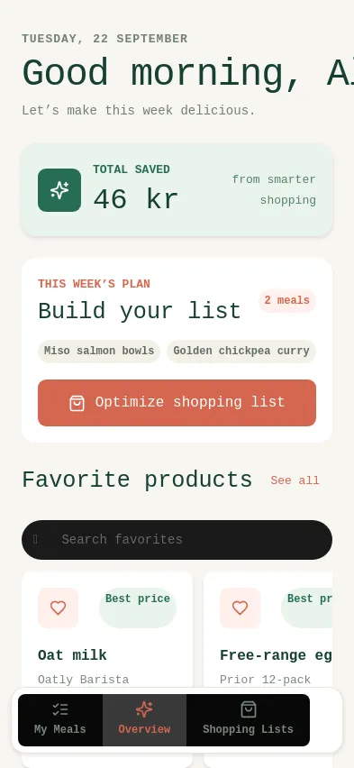 Smart Grocery Planner