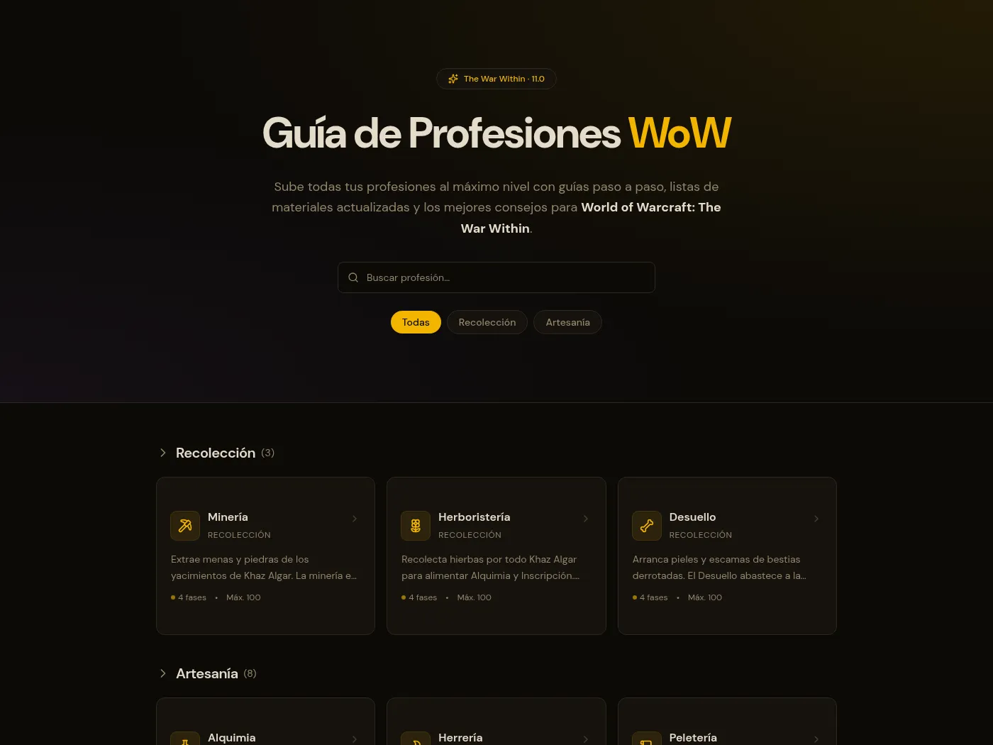 WoW Professions Guide