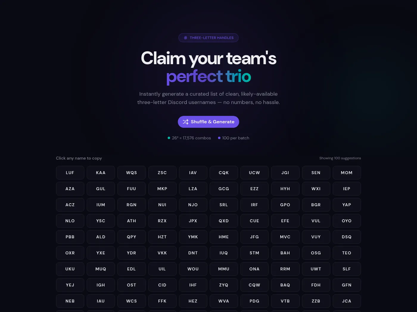TrioTag Discord Finder