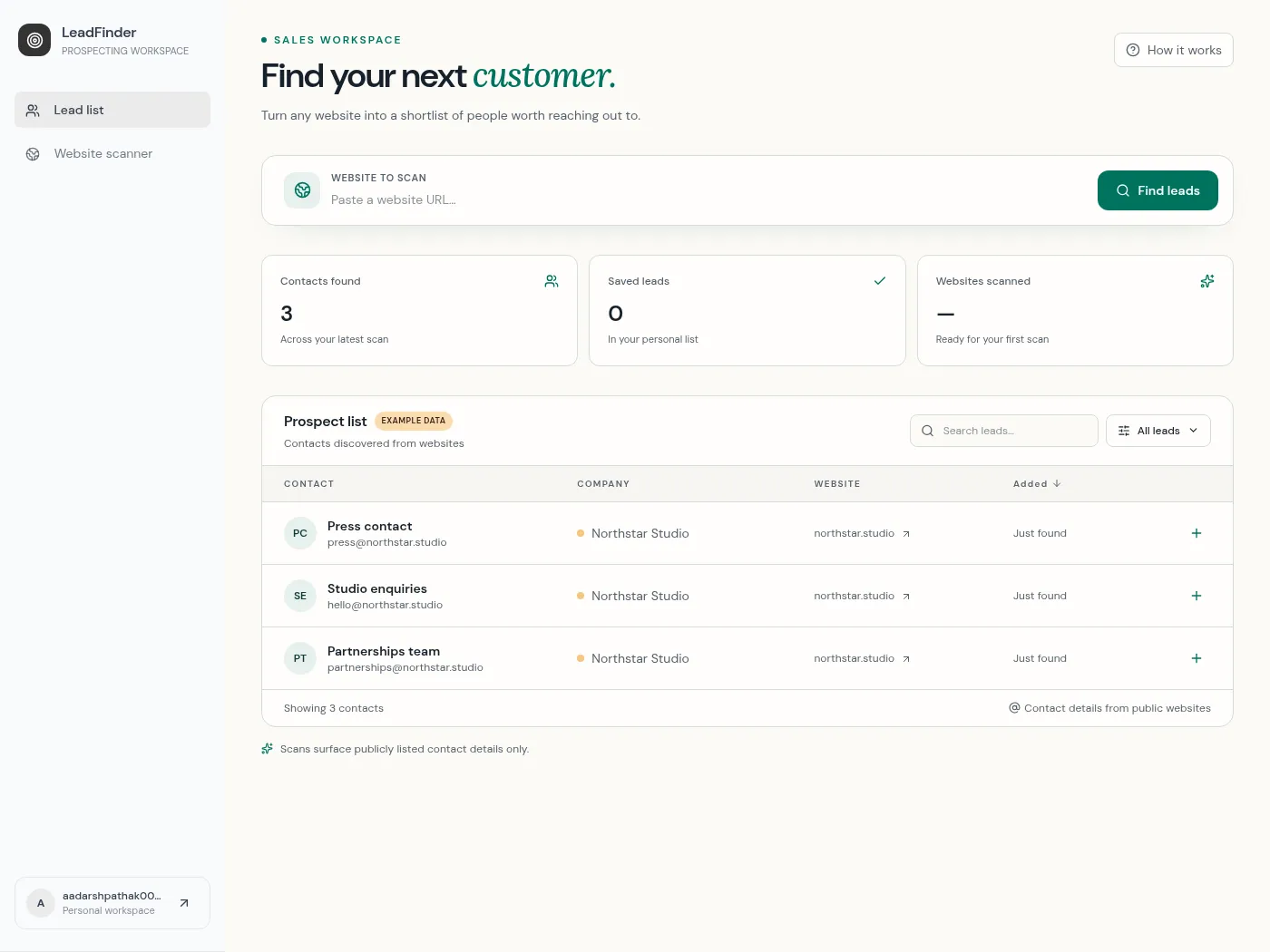 LeadFinder Mobile