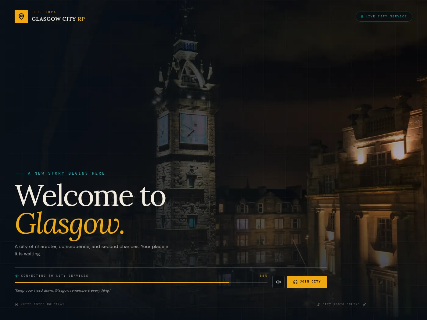 Glasgow RP Loading Screen