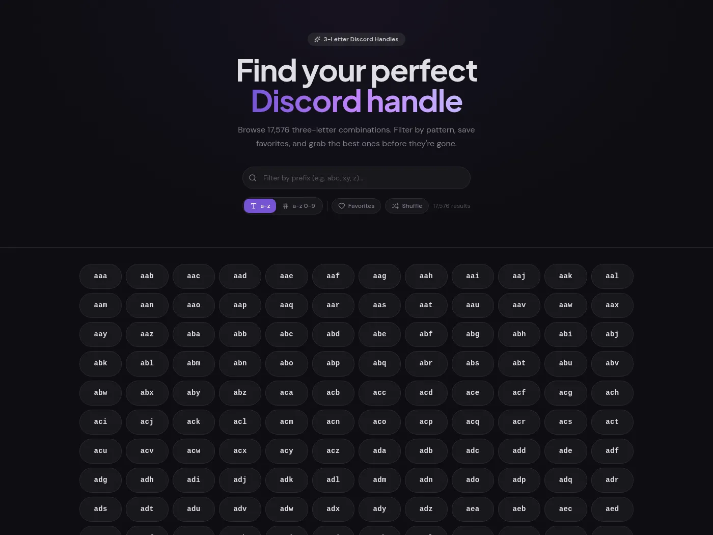 Discord Handle Finder