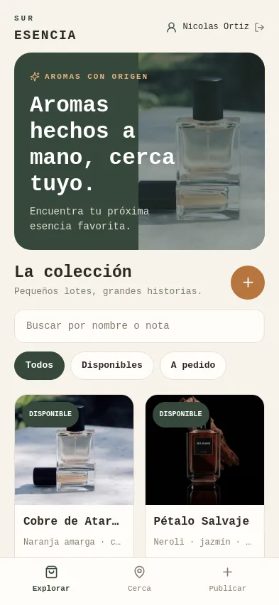 Sur Esencia Perfumes