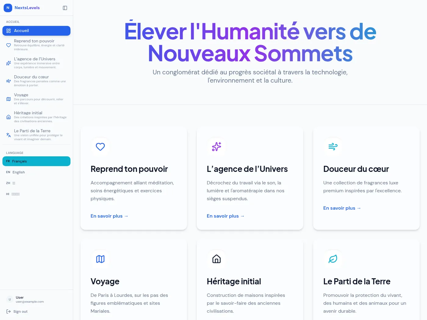 NextsLevelsHumanity Hub