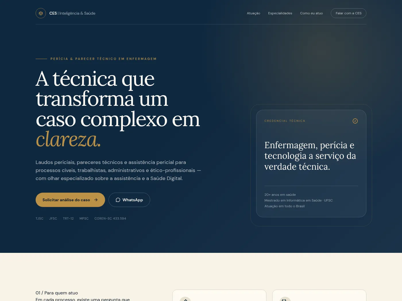 Perícia Judicial Enfermagem