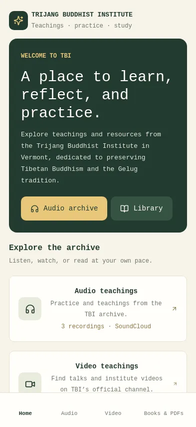 Trijang Buddhist App