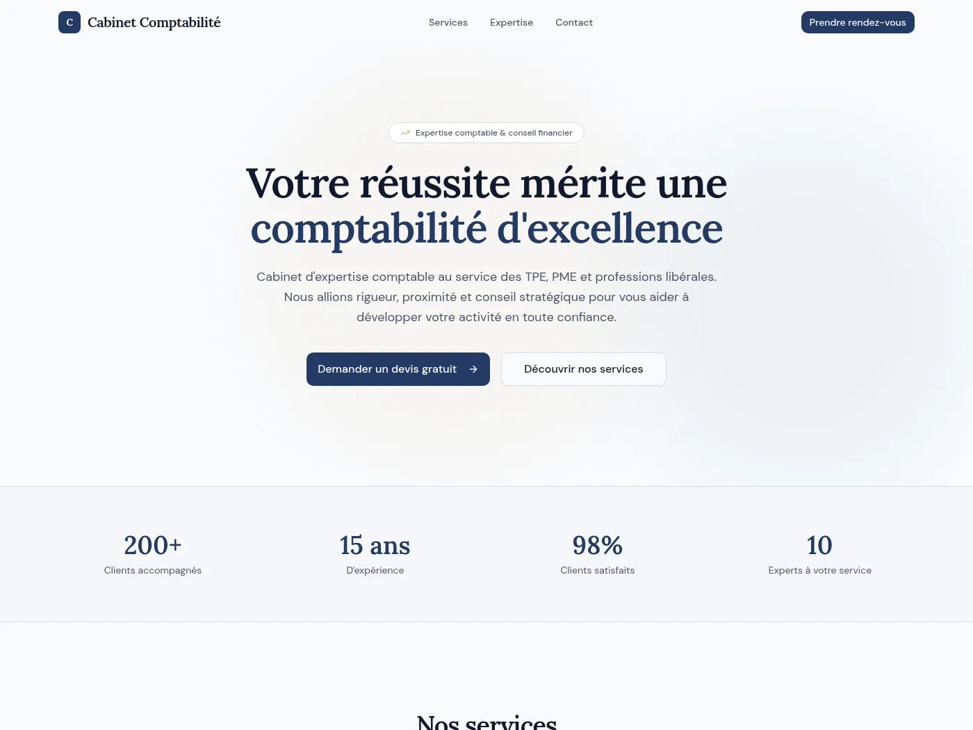 Cabinet Compta Website