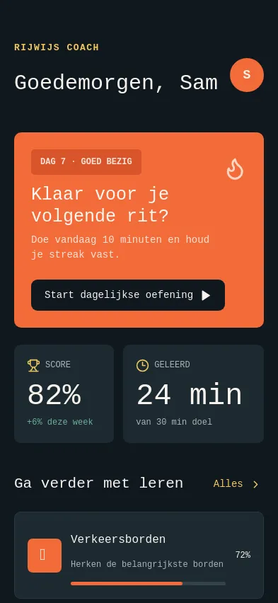 Dutch Theory Drive App