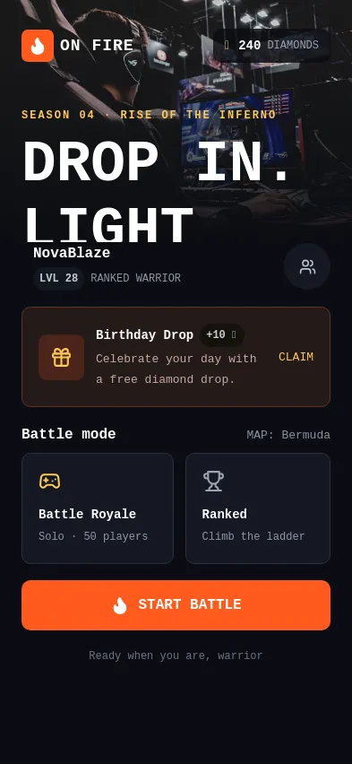 On Fire Battle Royale