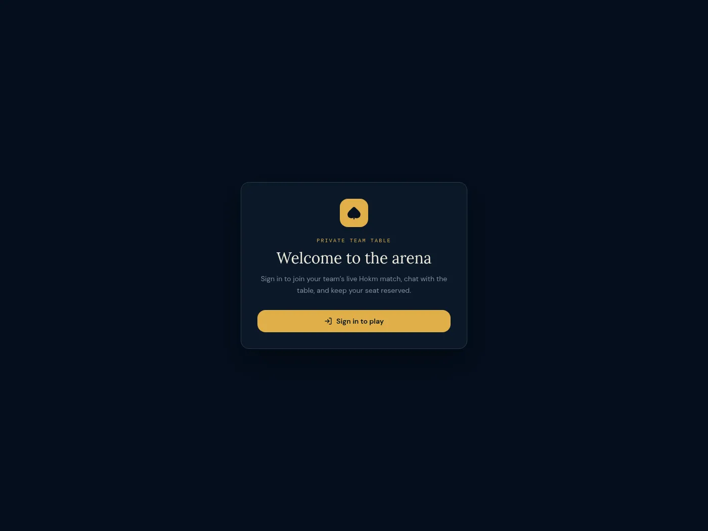 Hokm Master Arena