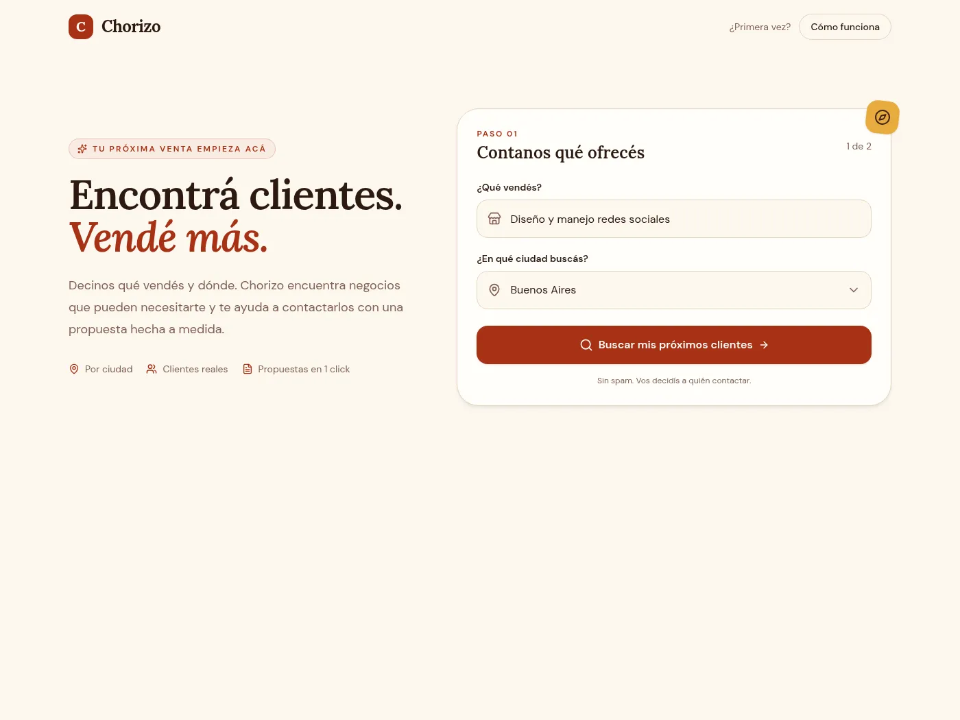 Chorizo Leads Finder