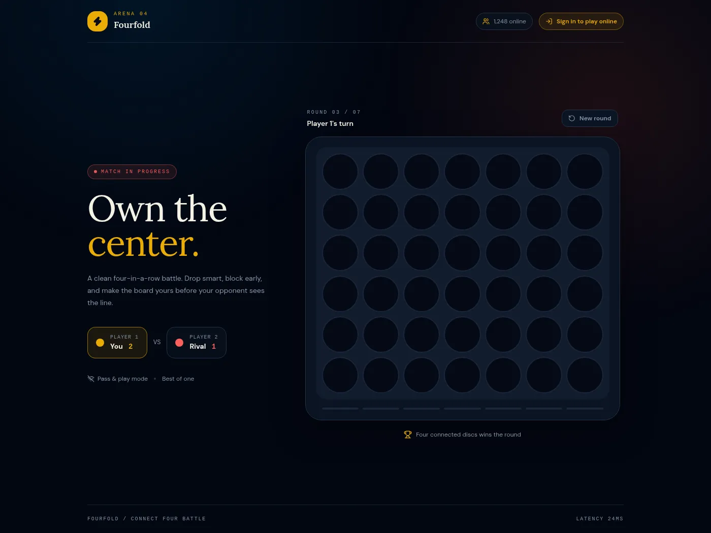 Connect Four Battle