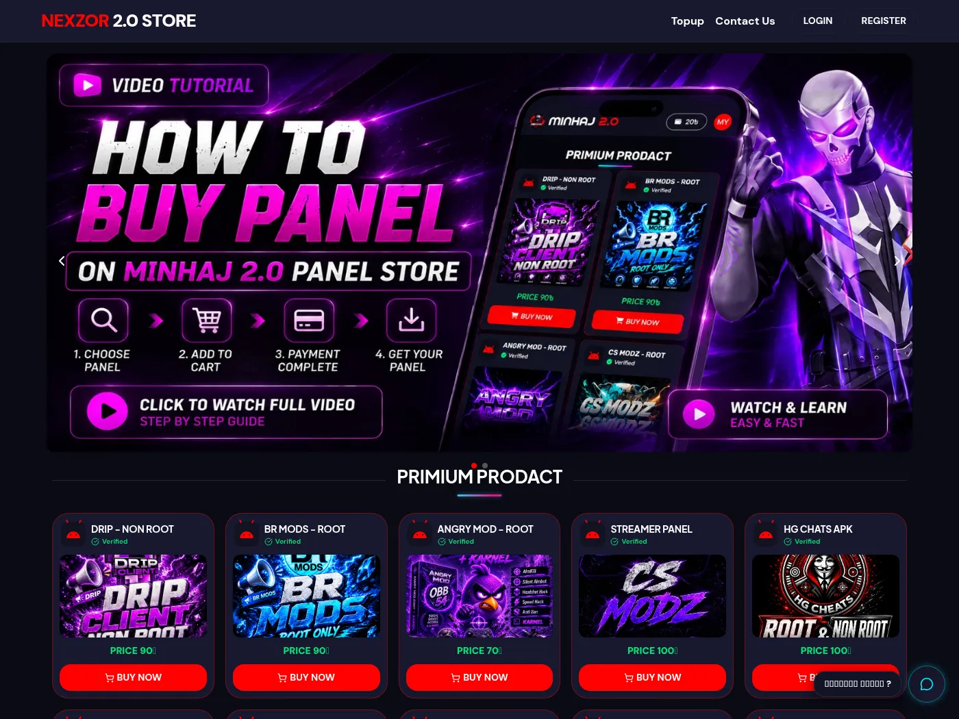 ShopPanel Site Clone