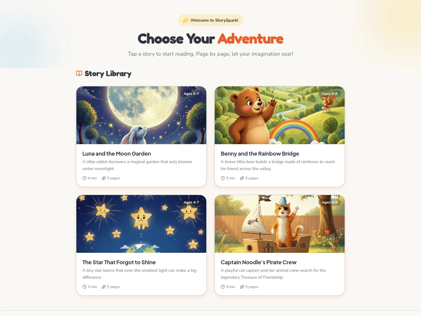 StorySpark Kids