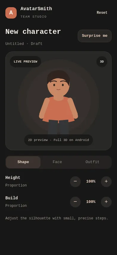 AvatarSmith Mobile