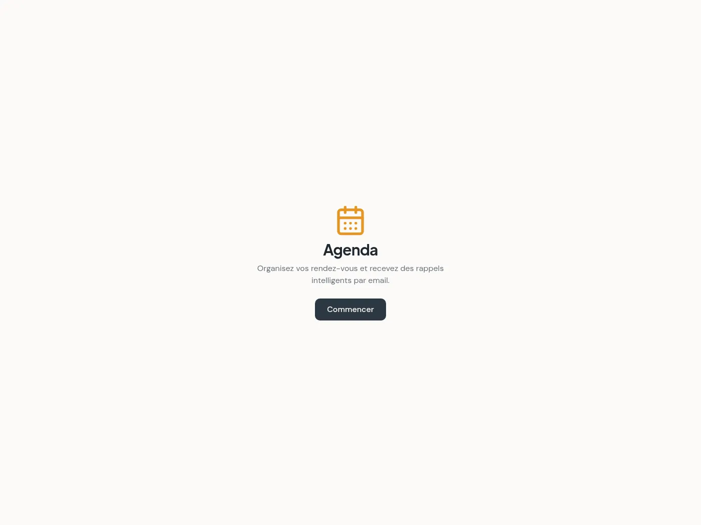 Agenda Reminder App