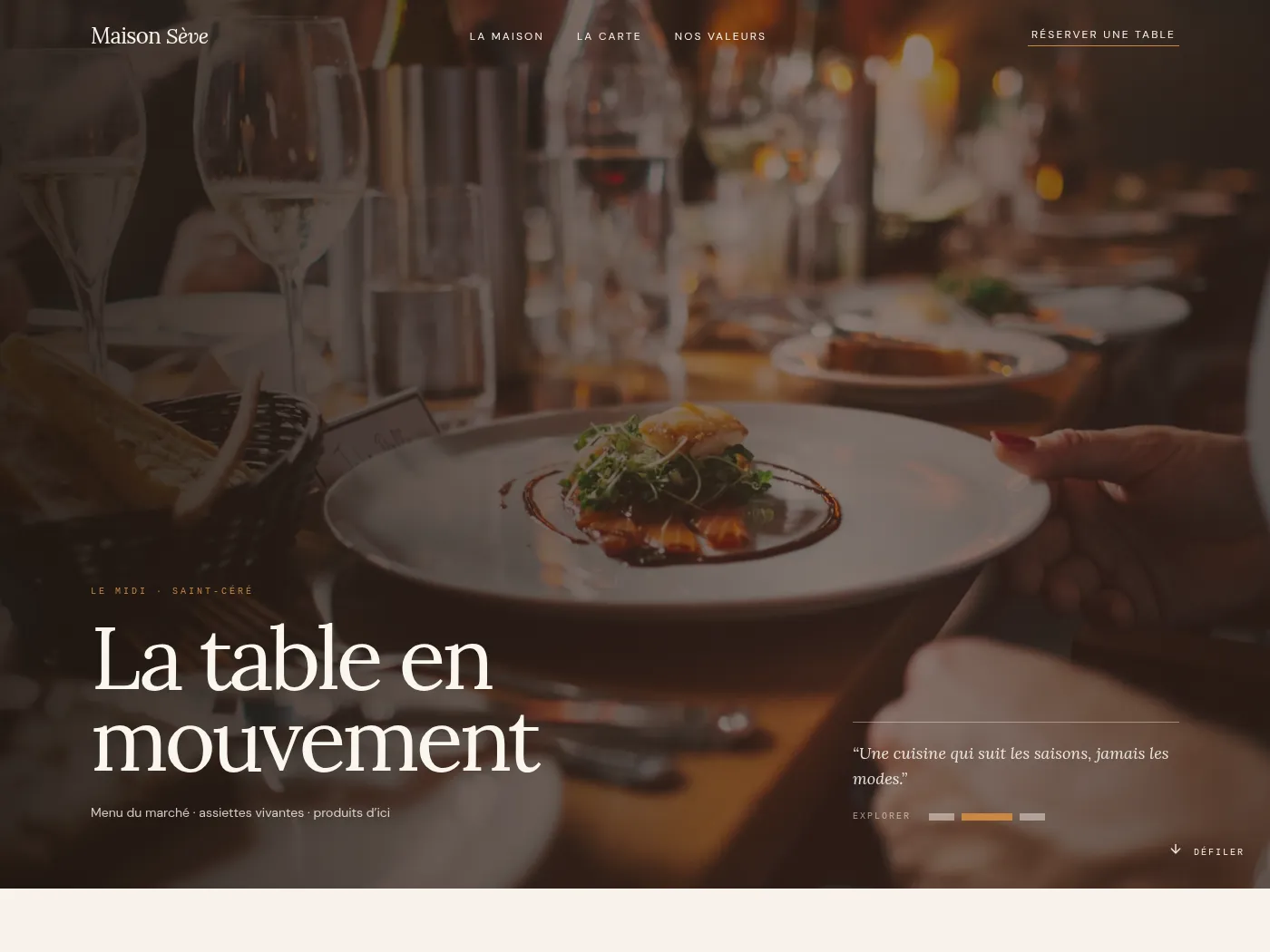 Elegant Restaurant Showcase