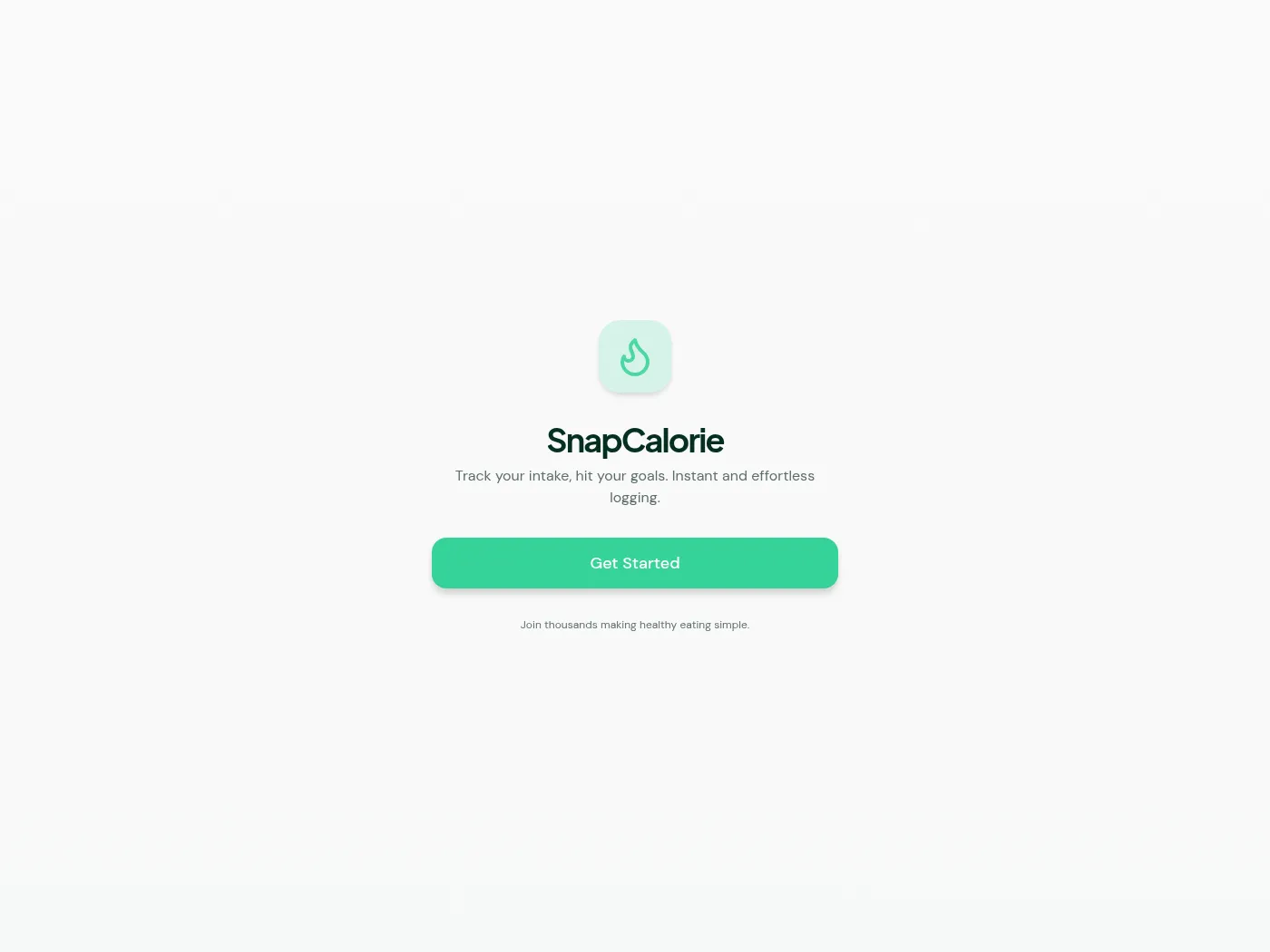 SnapCalorie Tracker