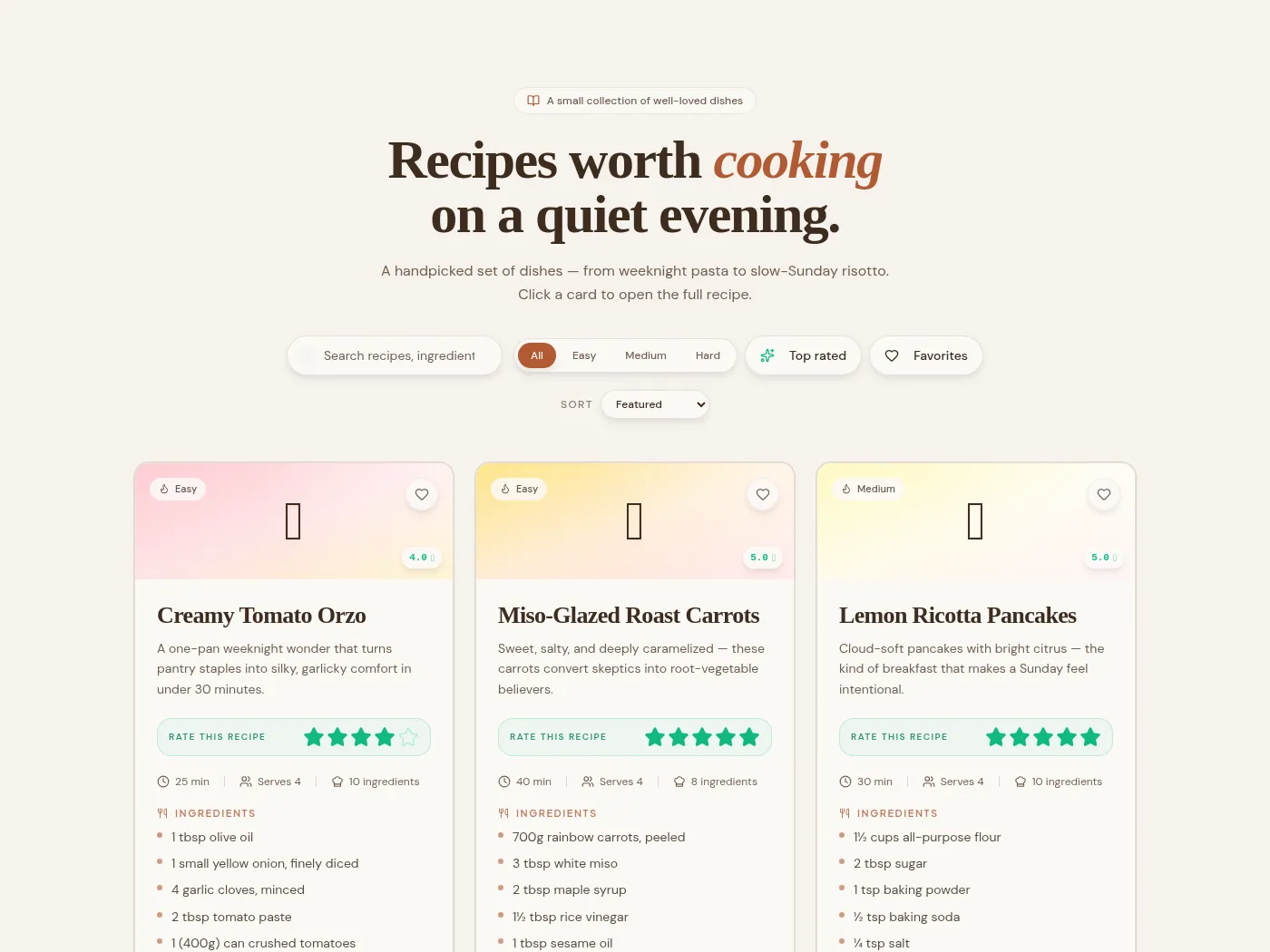 Recipe Card Studio