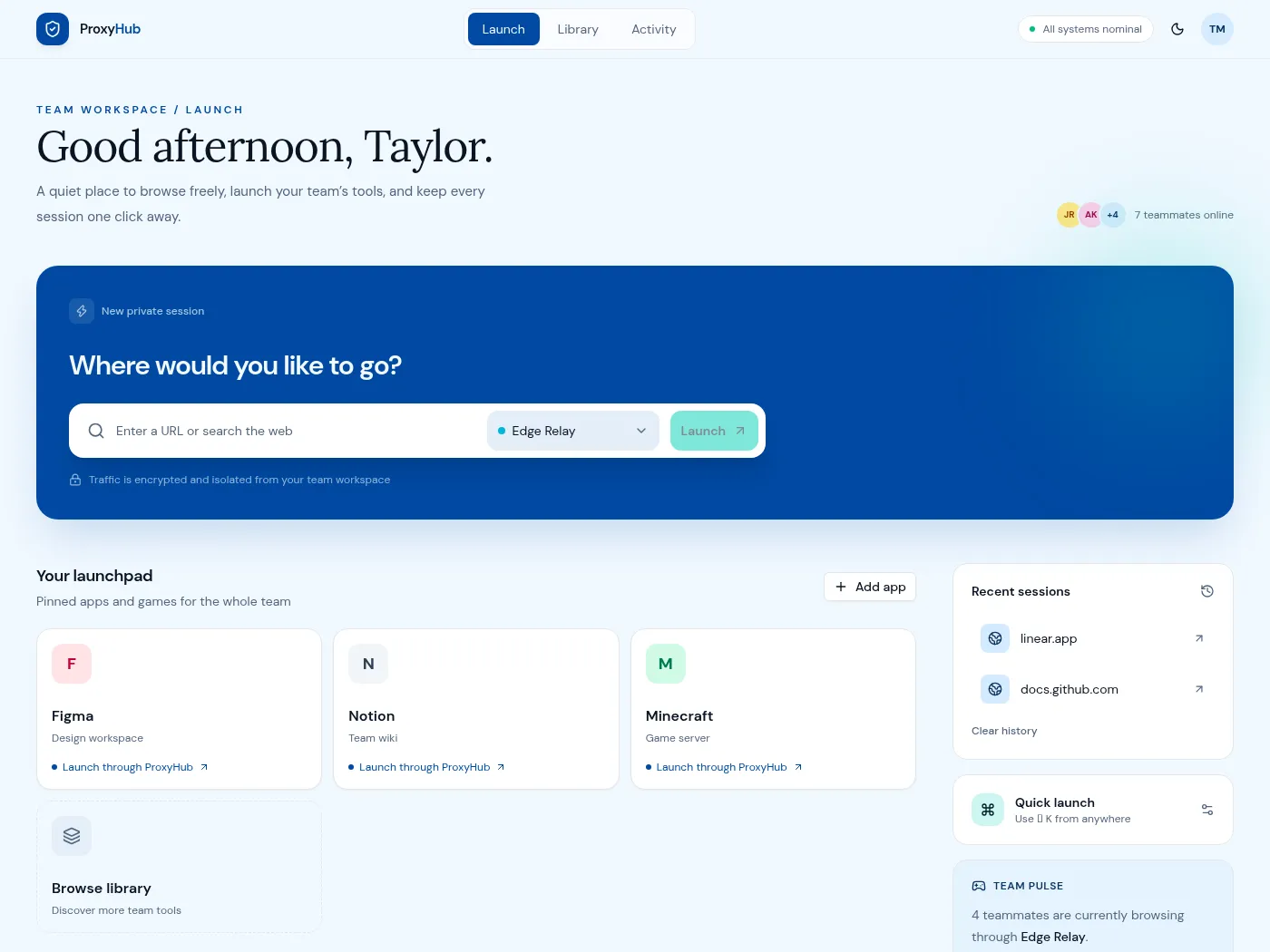 ProxyHub Portal