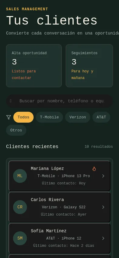 Sales Management App