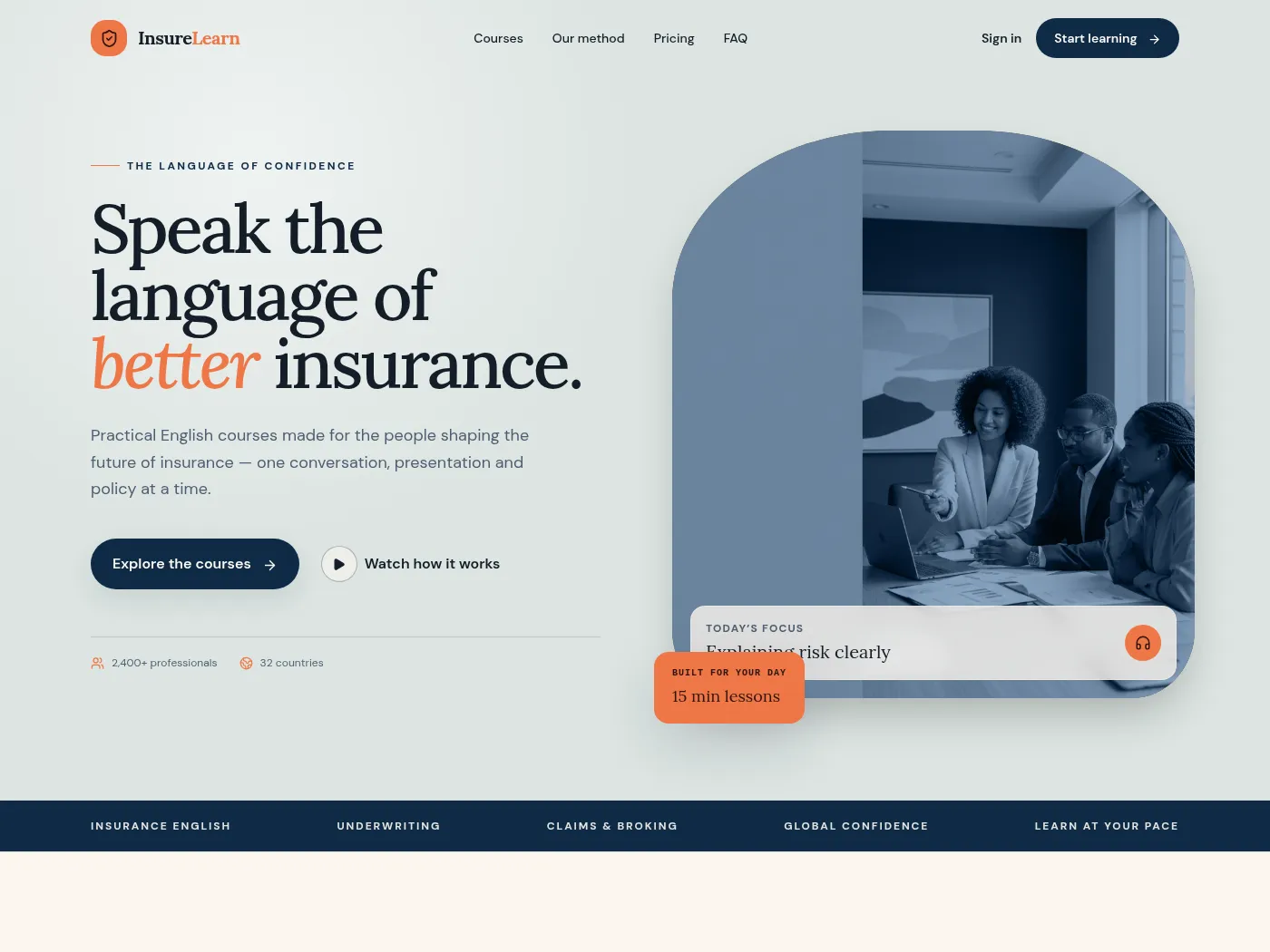 InsureLearn English Site