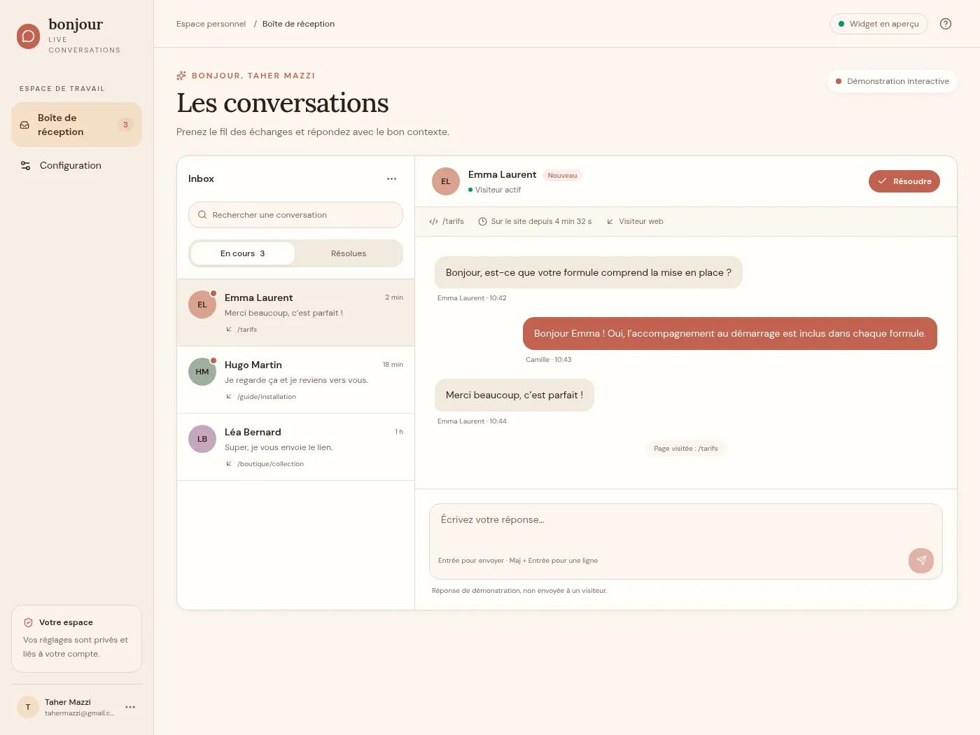 LiveChat Widget Connect