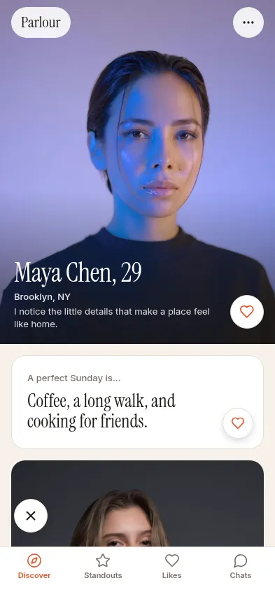 Parlour Dating App (Remix)