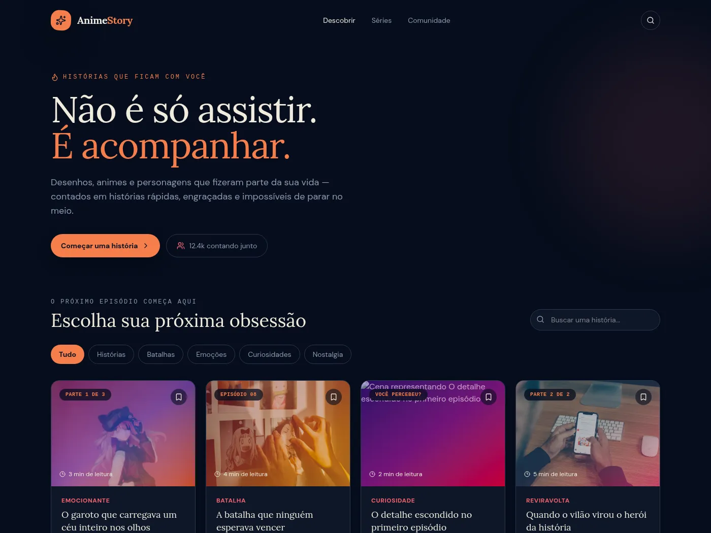 AnimeStory Social Hub